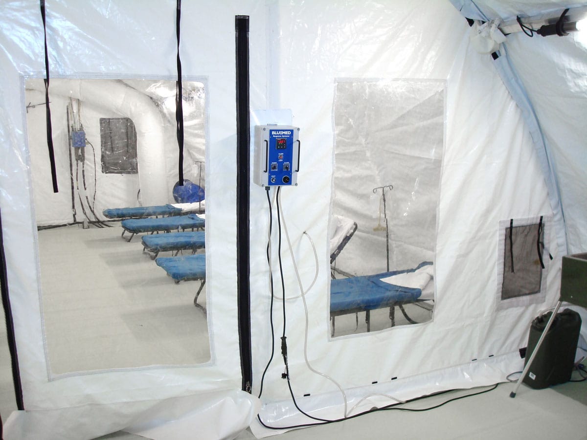 Photos of Our Mobile Medical Shelters | BLU-MED Response Systems